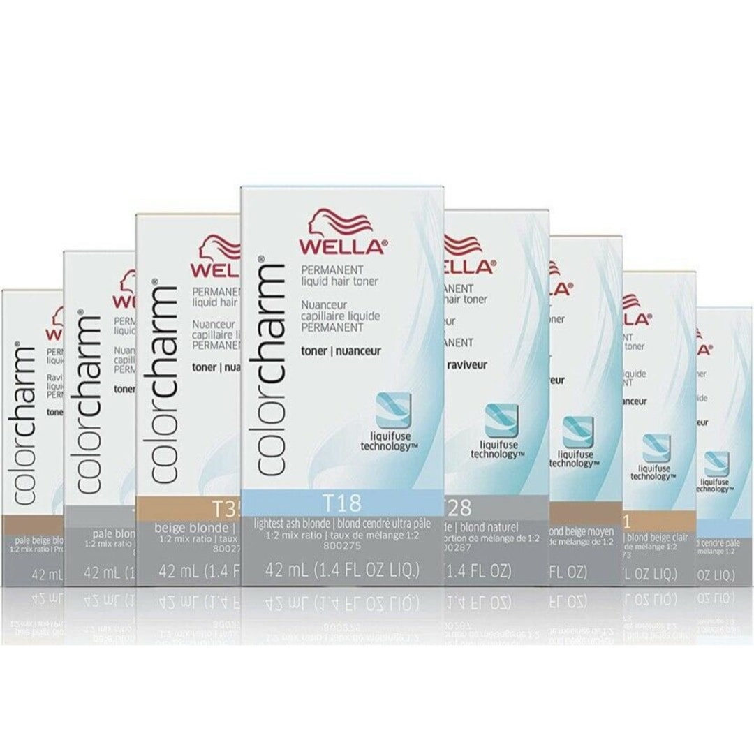 Wella T18 T14 Color Charm Permanent Liquid Hair Toners Wella Hair Color ...