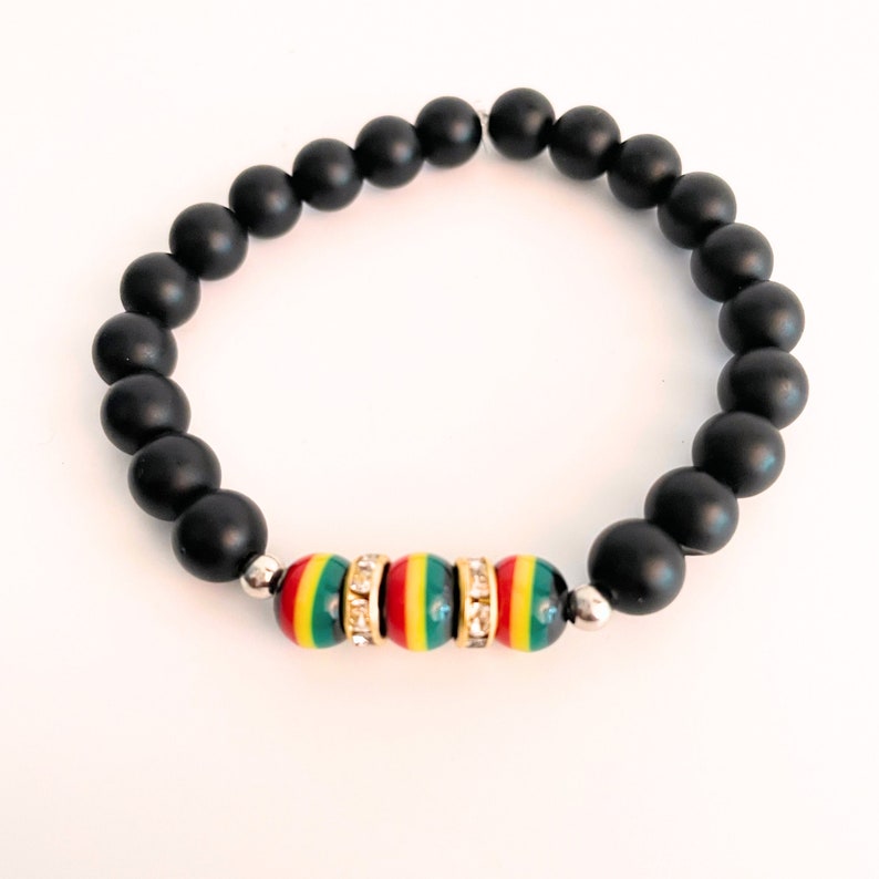 Rasta Reggae Inspired Tiger Eye Lava and Natural Black - Etsy