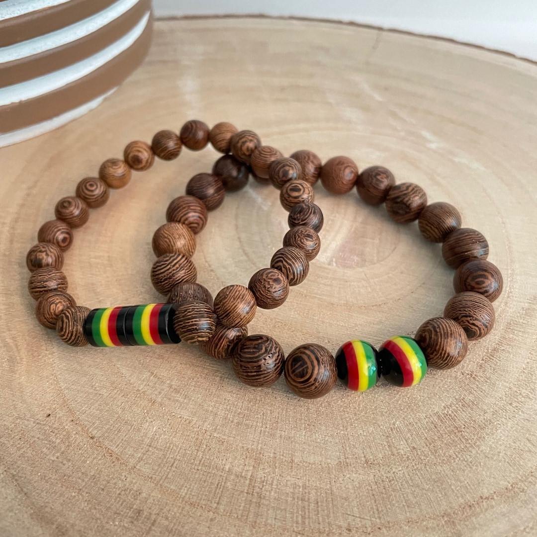 Rasta Reggae Inspired Bracelet for Men | Gift for Hlm - Etsy