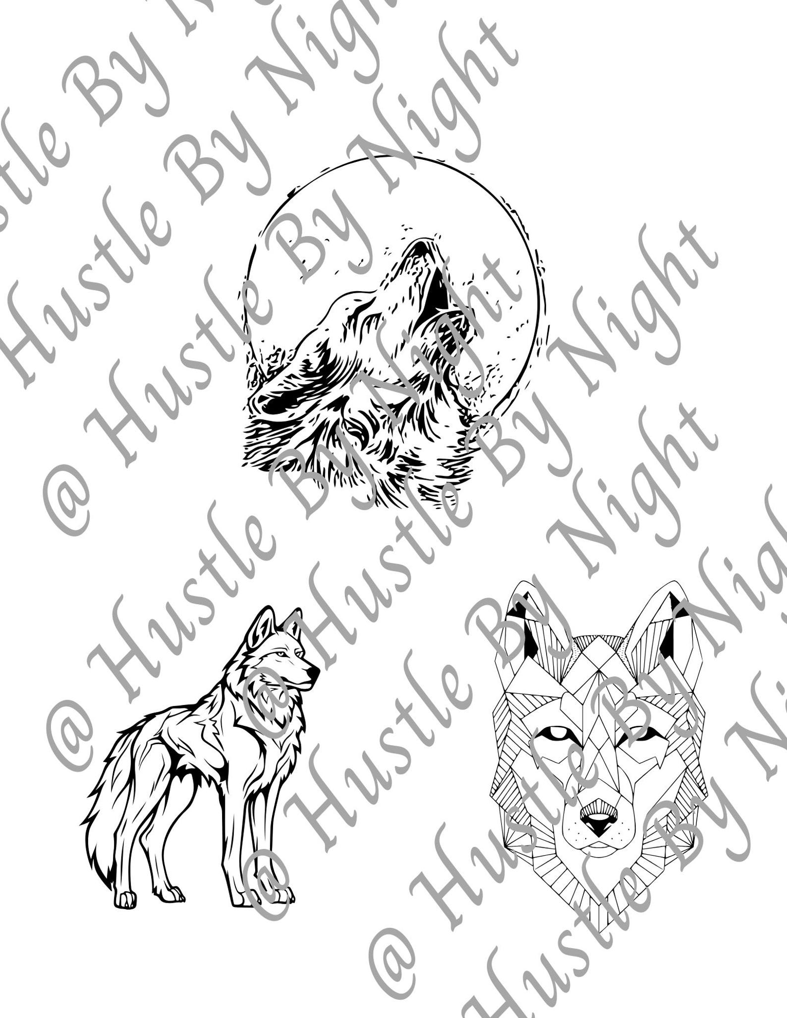 Hustle by Night Coloring Page - Etsy