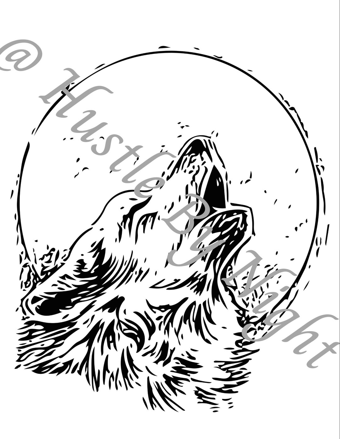 Hustle by Night Coloring Page - Etsy