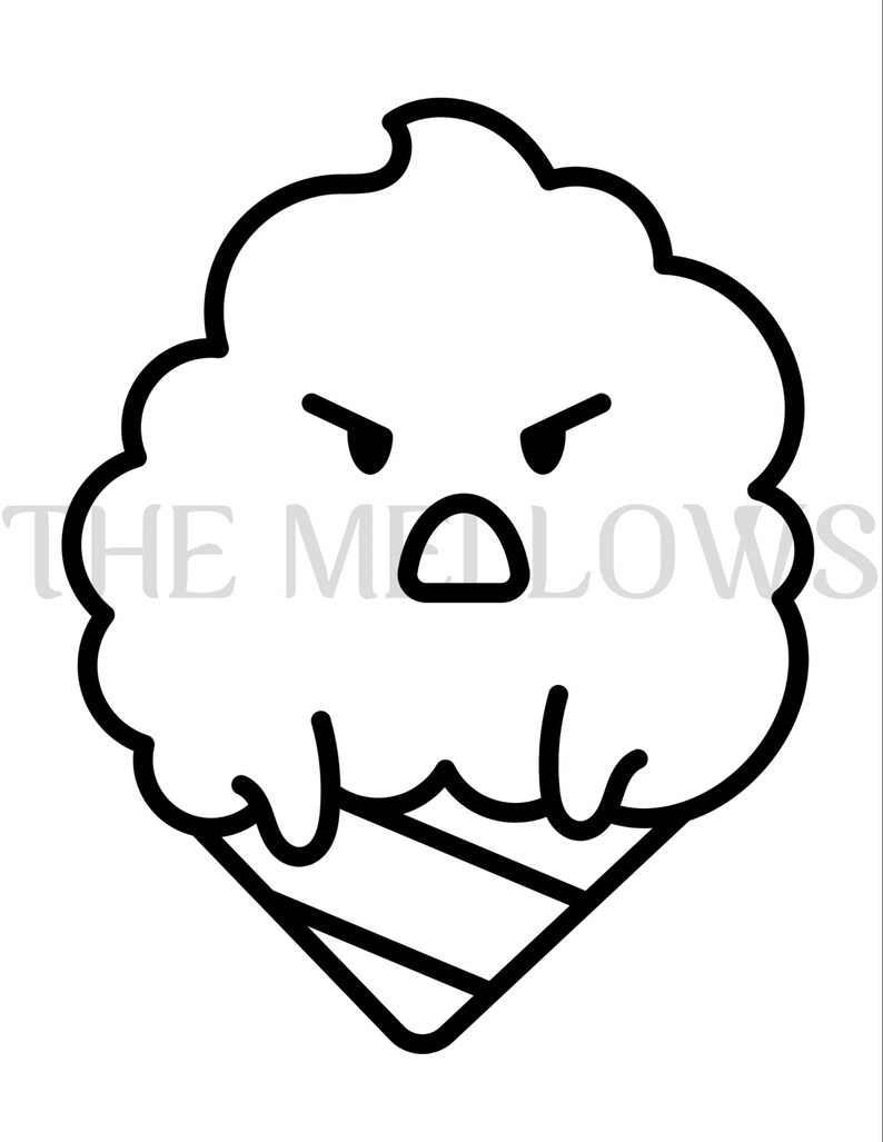 The Mellows Coloring Pages - Etsy