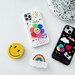 Rainbow Smile Flower Phone Grip / Phone Stand / Phone Holder - Etsy