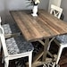 Rustic Farmhouse Dining Table, Dine Table Set, Farmhouse Table, Rustic ...