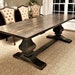 Farmhouse Dining Table, Farmhouse Pedestal Table, Dine Table Set ...