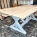 Maple Farmhouse Table, Dine Table Set, Farmhouse Table, Rustic Table ...