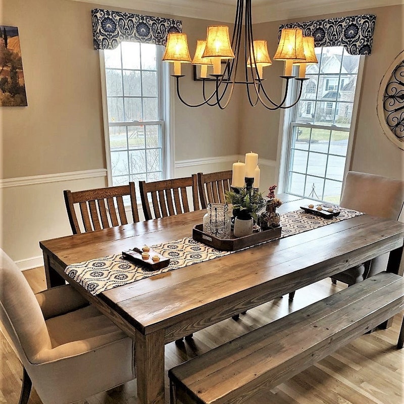 Farmhouse Dining Table - Etsy