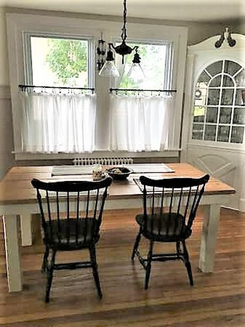 Rustic Farmhouse Dining Table Dine Table Set Farmhouse - Etsy