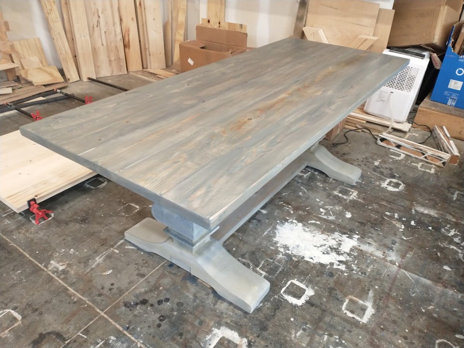 Farmhouse Dining Table Farmhouse Pedestal Table Dine Table - Etsy