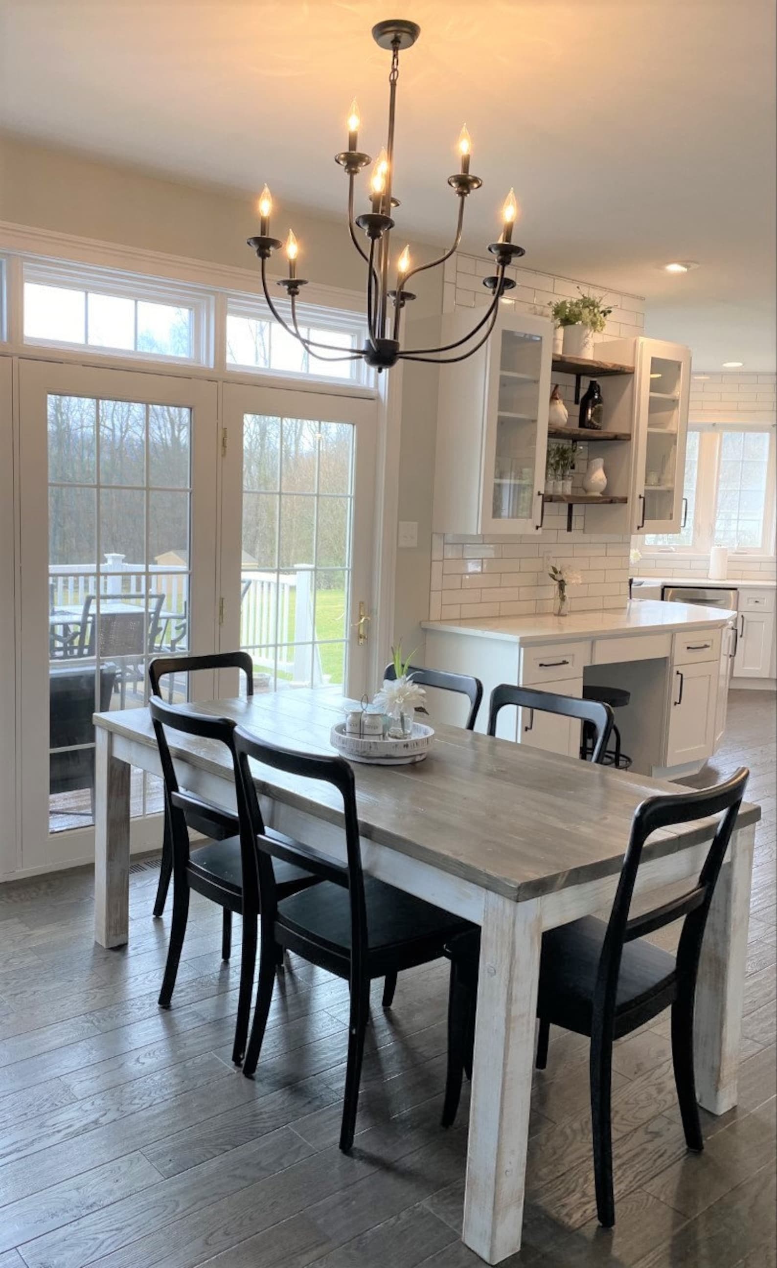 Rustic Farmhouse Dining Table Dine Table Set Farmhouse - Etsy Canada