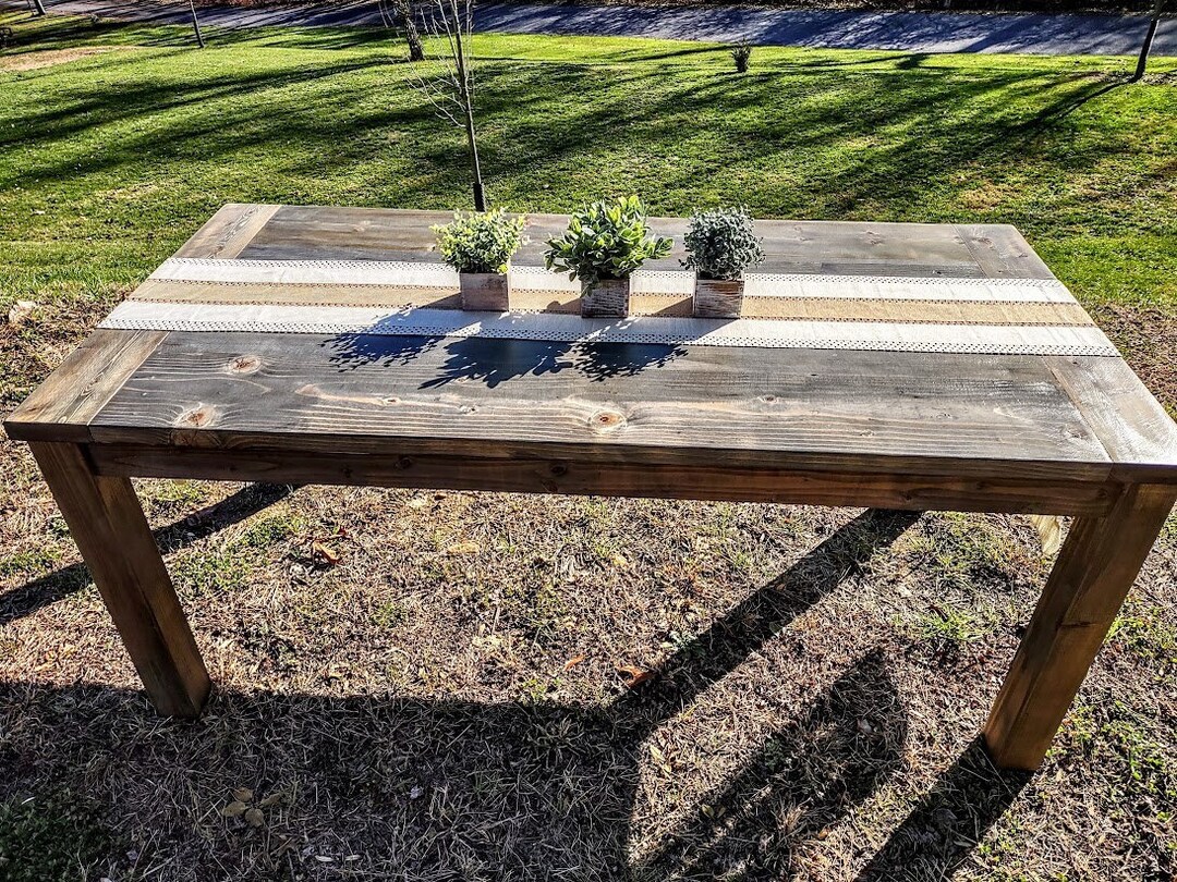 Farmhouse Table, Dine Table Set, Farmhouse Table, Rustic Table, Dining ...