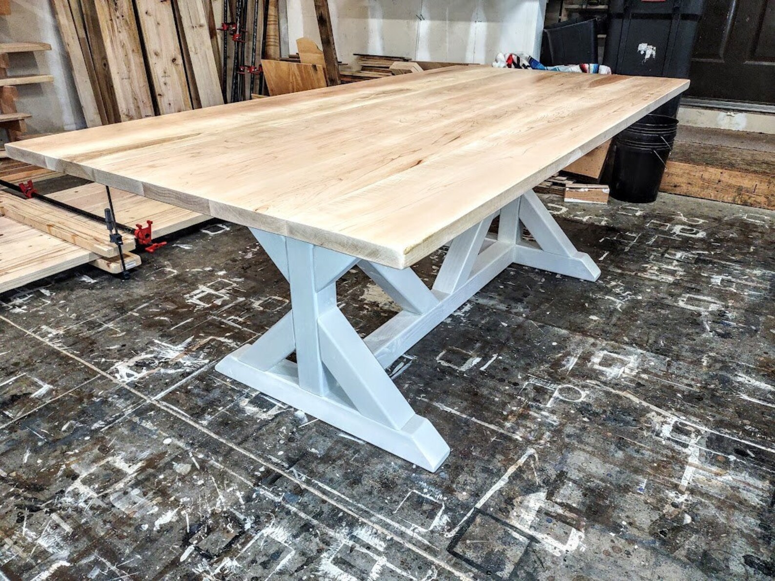 Maple Farmhouse Table, Dine Table Set, Farmhouse Table, Rustic Table, Dining Table, Rustic Table ...