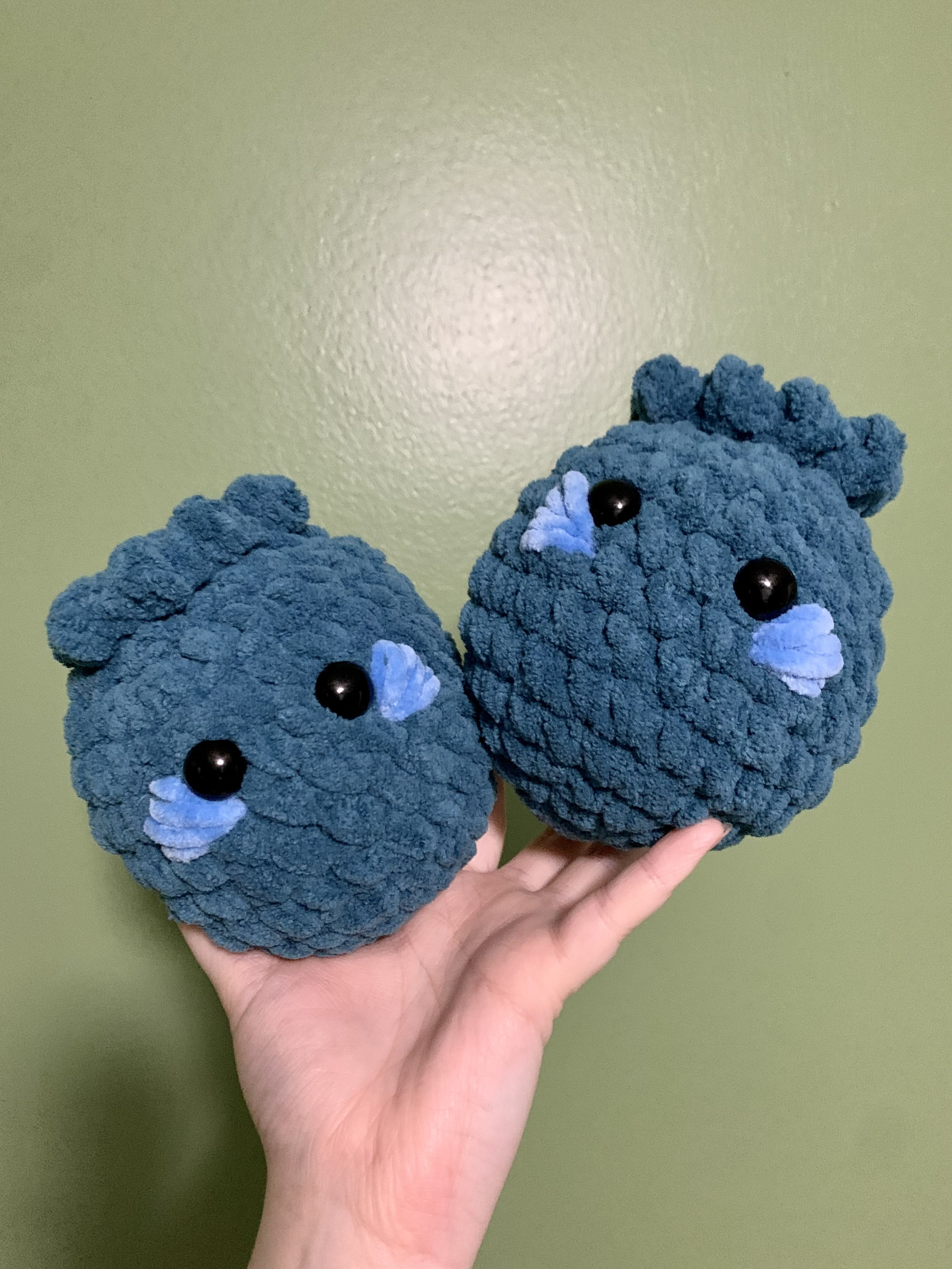 Blueberry Crochet Plushie Stuffed Animal - Etsy