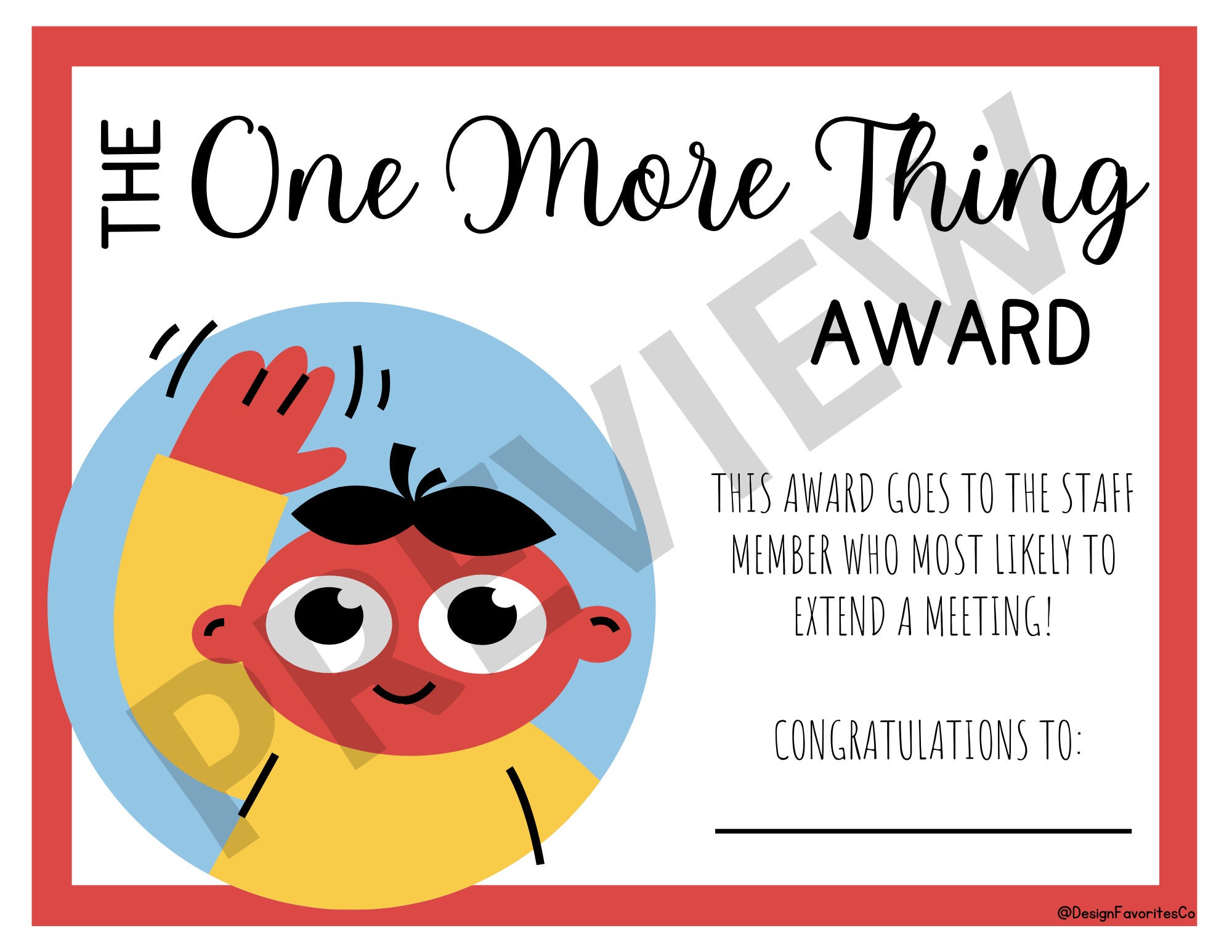 Office / Staff Awards Fun Teacher Awards /employee Awards 70 Total - Etsy