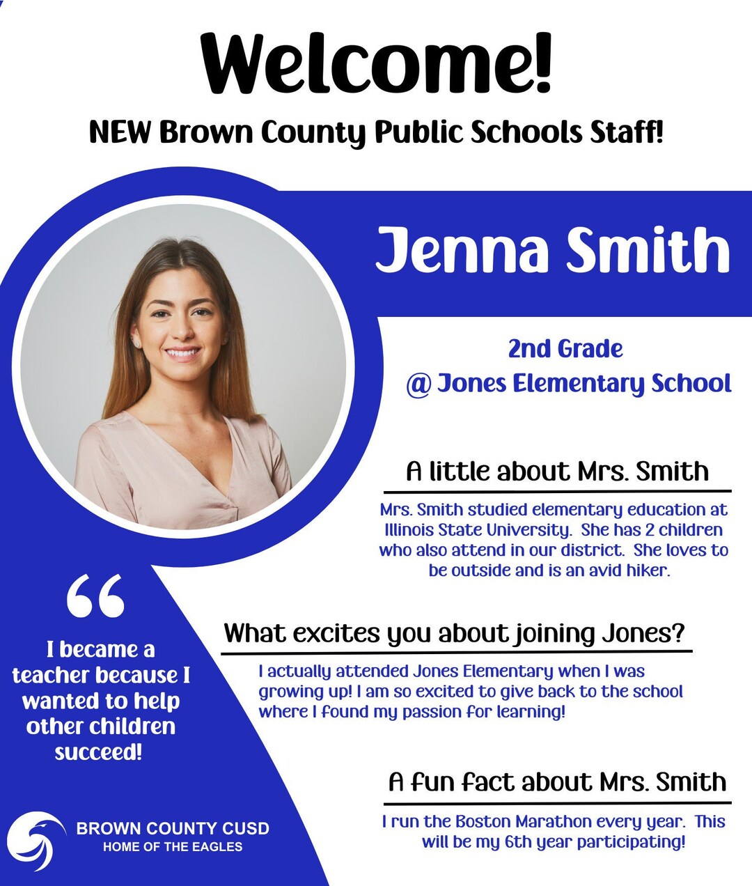 Welcome New Staff Social Media Posts / New Staff Welcome / Infographic ...