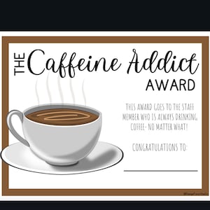 Employee Awards / Fun Award Certificates/ End of Year Awards / Teacher ...