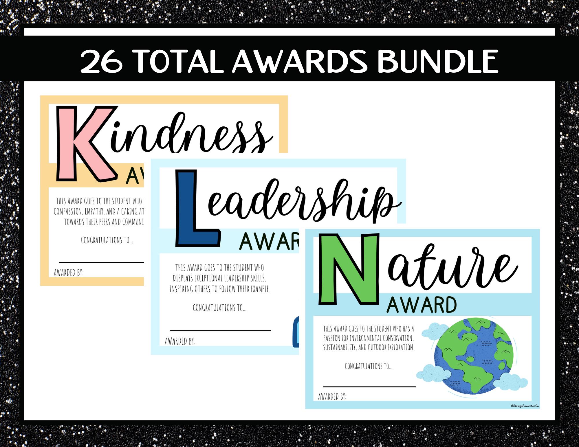 Student Awards - ALPHA AWARDS - 26 TOTAL / End of Year Awards / Student ...