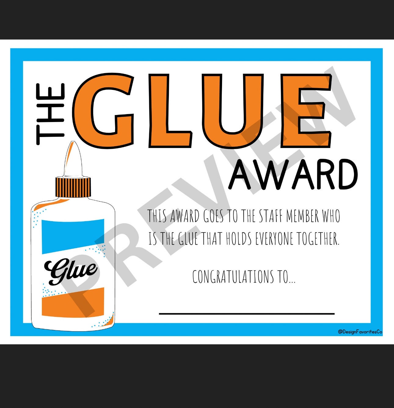 Employee Awards / Fun Award Certificates/ End of Year Awards / Teacher ...