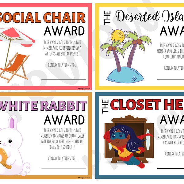 Candy Superlatives - Etsy