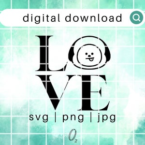 Bt21 Svg, Bt21 Chimmy Svg, Bt21 Svg, Bts Digital Download, Compatible ...