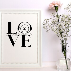 Bt21 Svg, Bt21 Chimmy Svg, Bt21 Svg, Bts Digital Download, Compatible ...