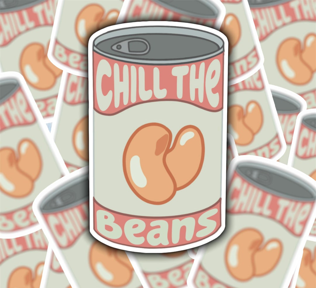 Bluey Inspired Chill the Beans Sticker Waterbottle Stickers - Etsy