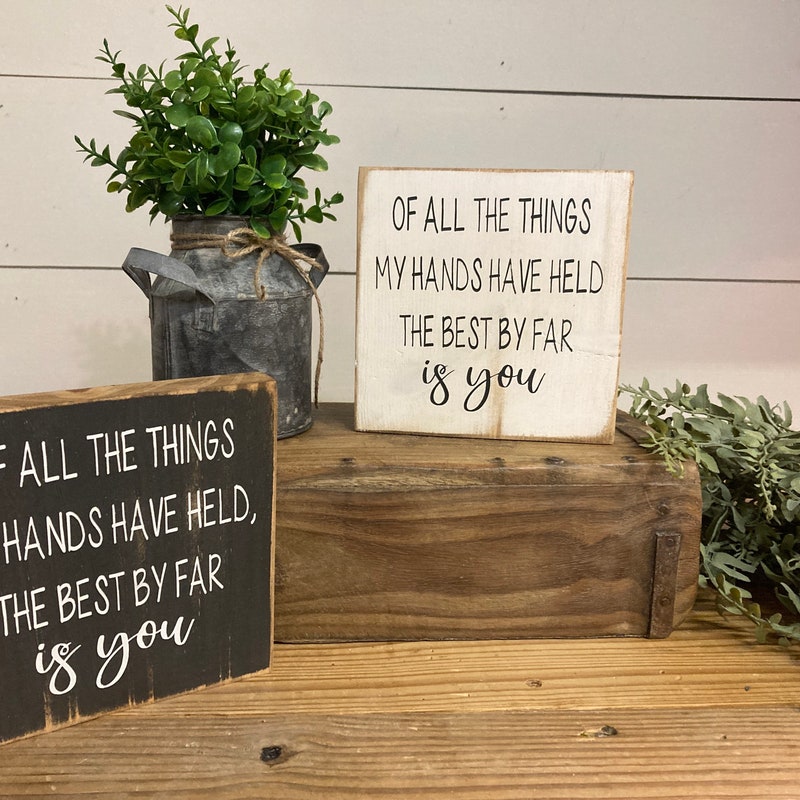 Hand Held Sign - Etsy