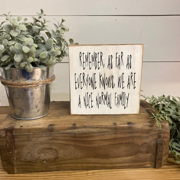 Nice Normal Family - Etsy