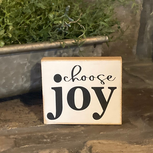 Wooden Joy Sign - Etsy
