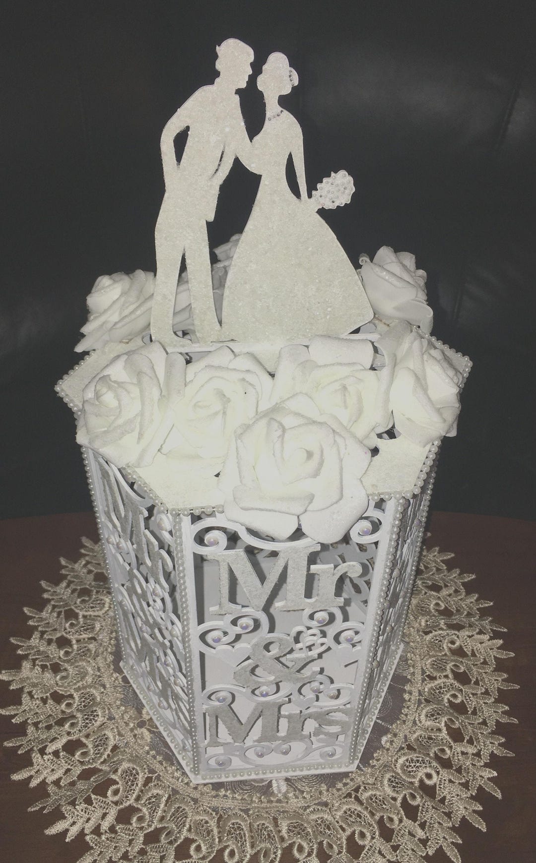 Wedding Wooden Money Card Box, Wedding Card Box, Wedding Reception Deco ...