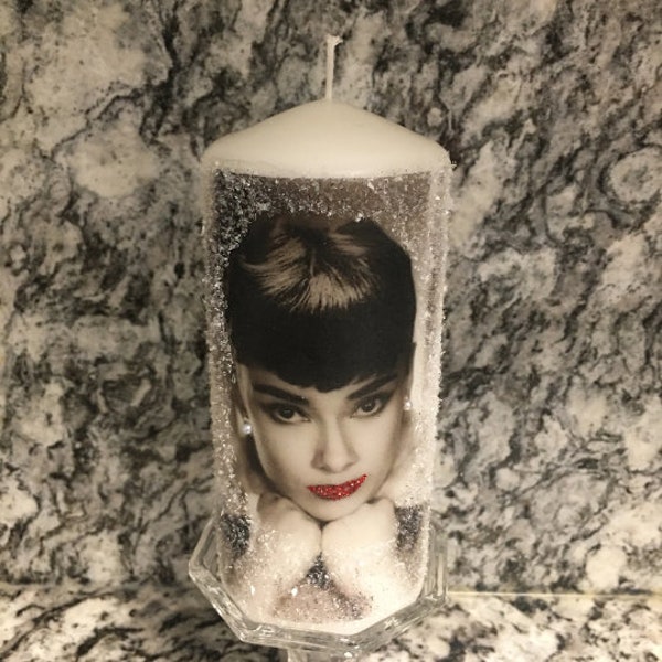 Rhinestone Candle - Etsy
