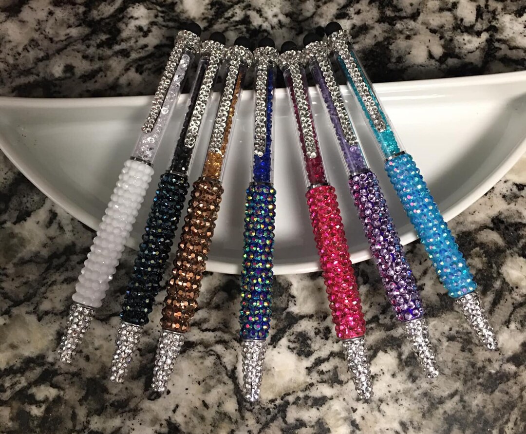 2-in-1 Crystal Diamond Stylus Pen, Bling, Rhinestone - Etsy