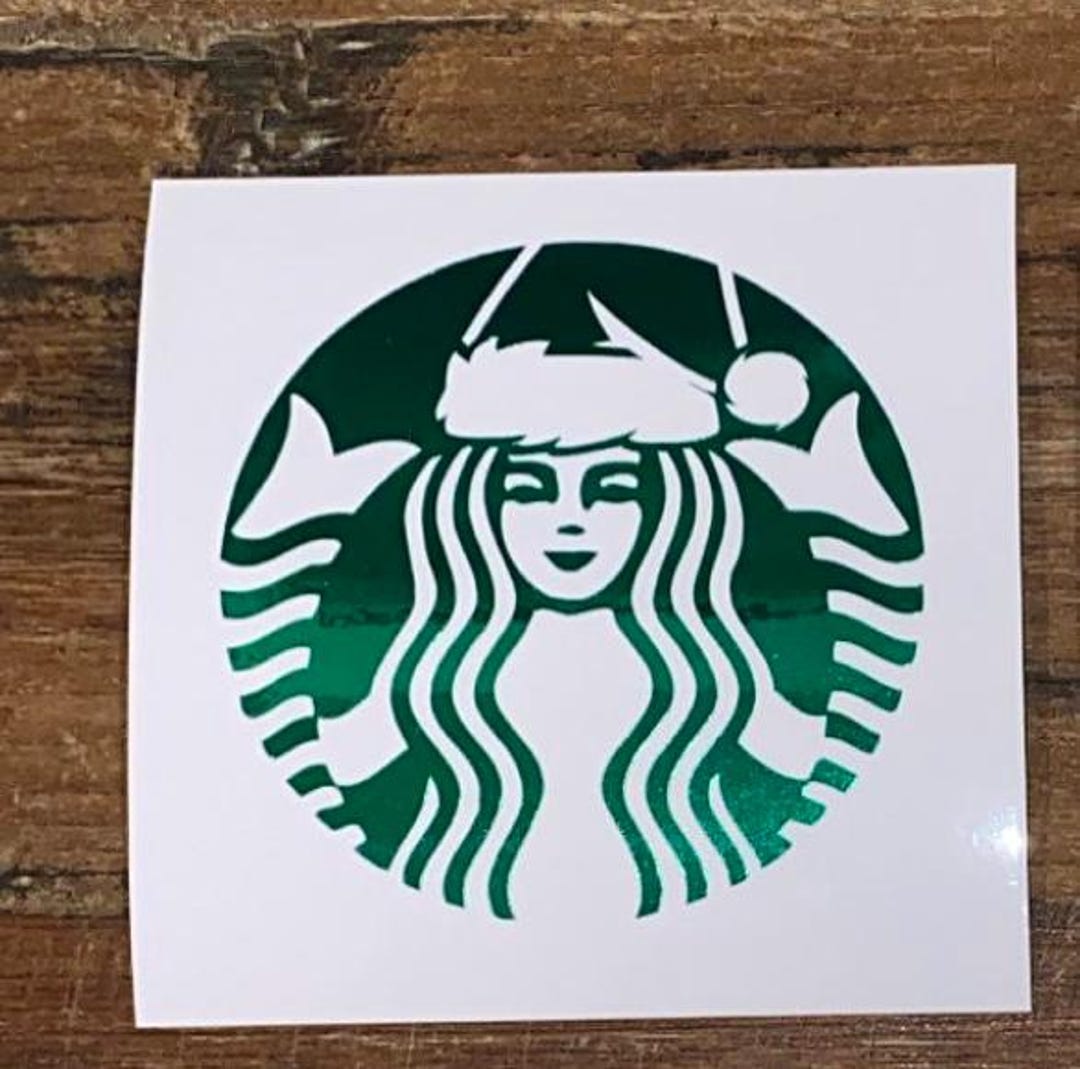 Starbucks Christmas Logo Decal Merry Christmas Starbucks Christmas ...
