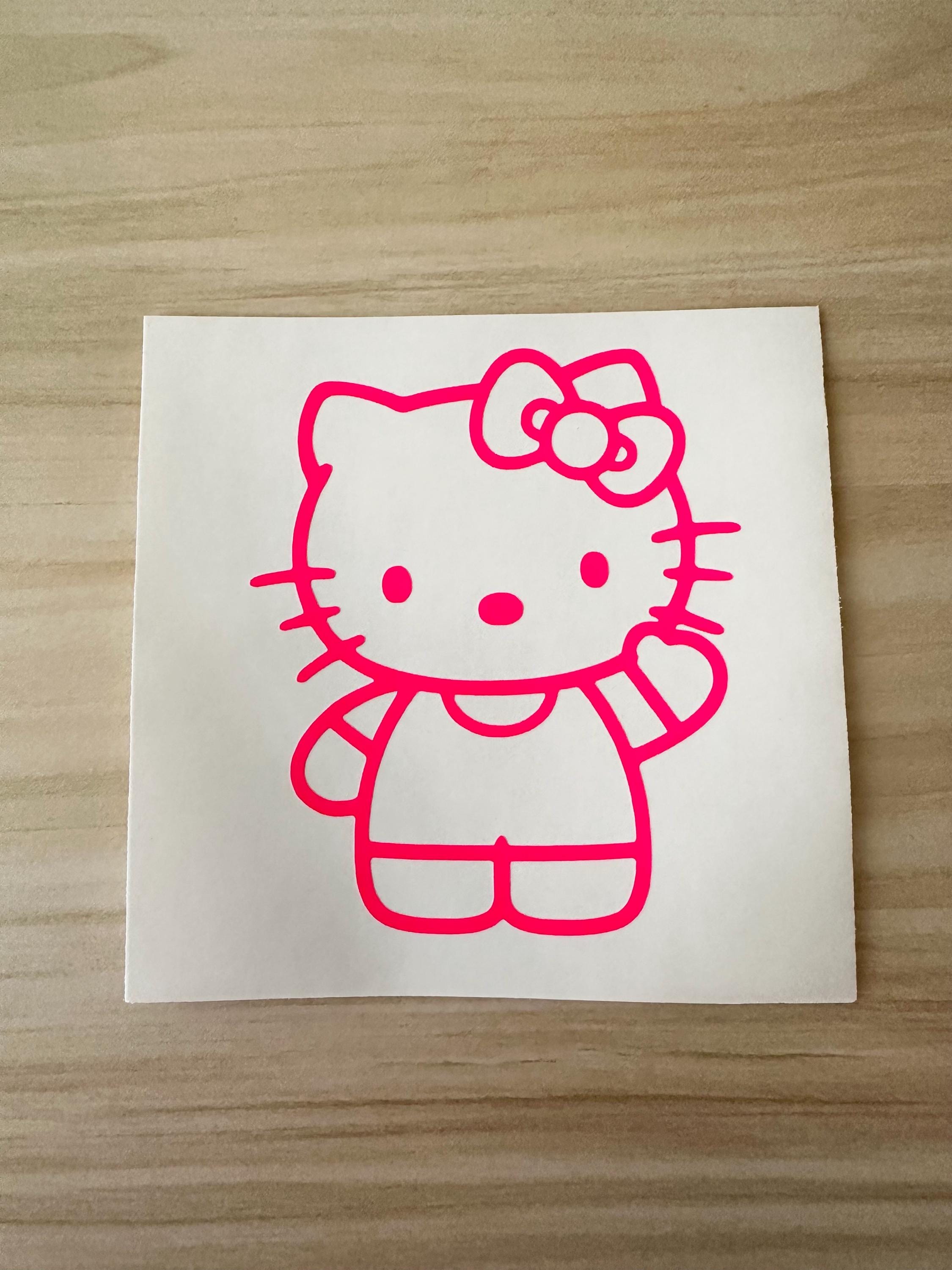Hello Kitty Vinyl Decal - Etsy