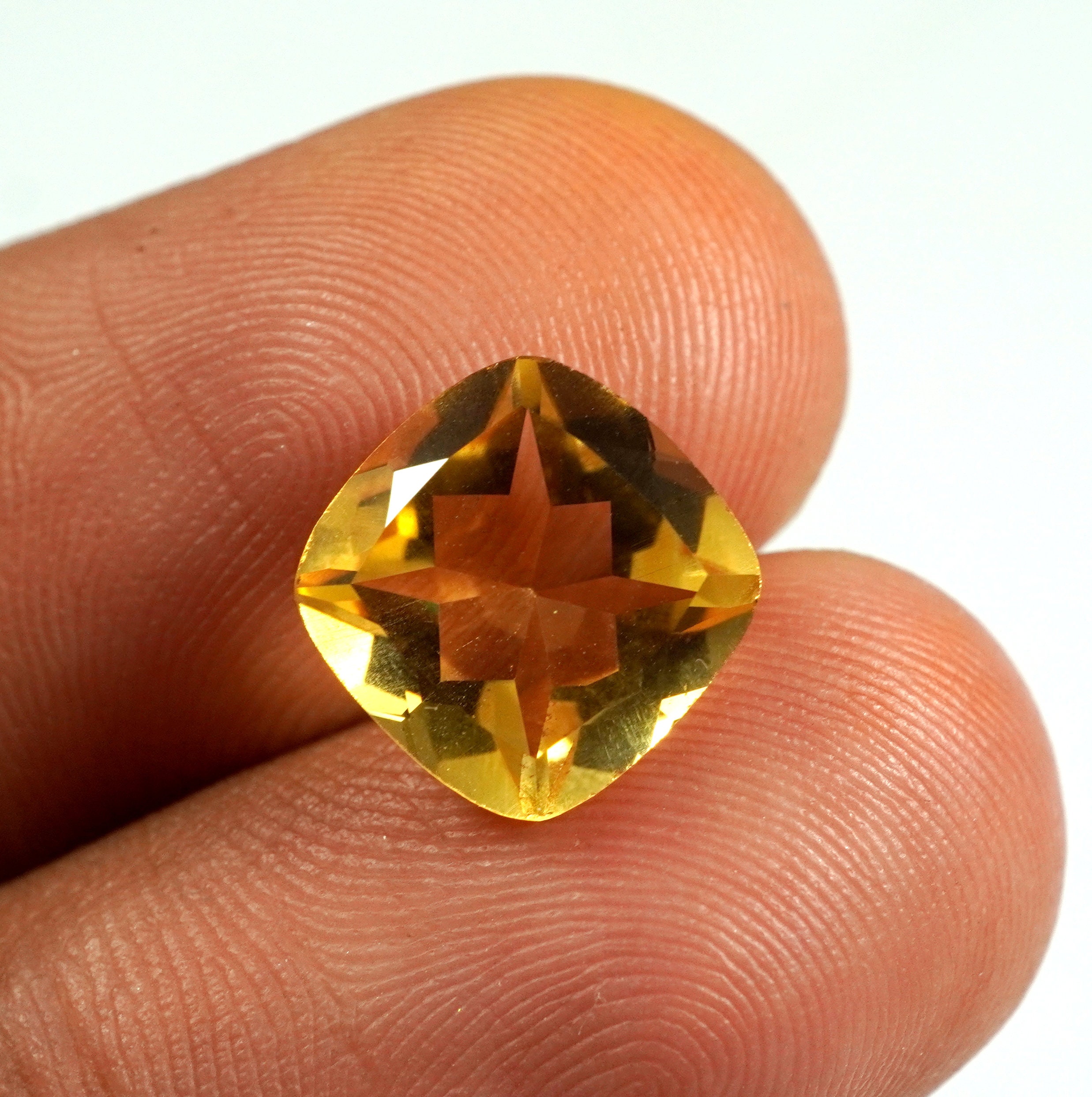 Naturral Yellow Citrine Gemstone Citrine Faceted Gemstone | Etsy