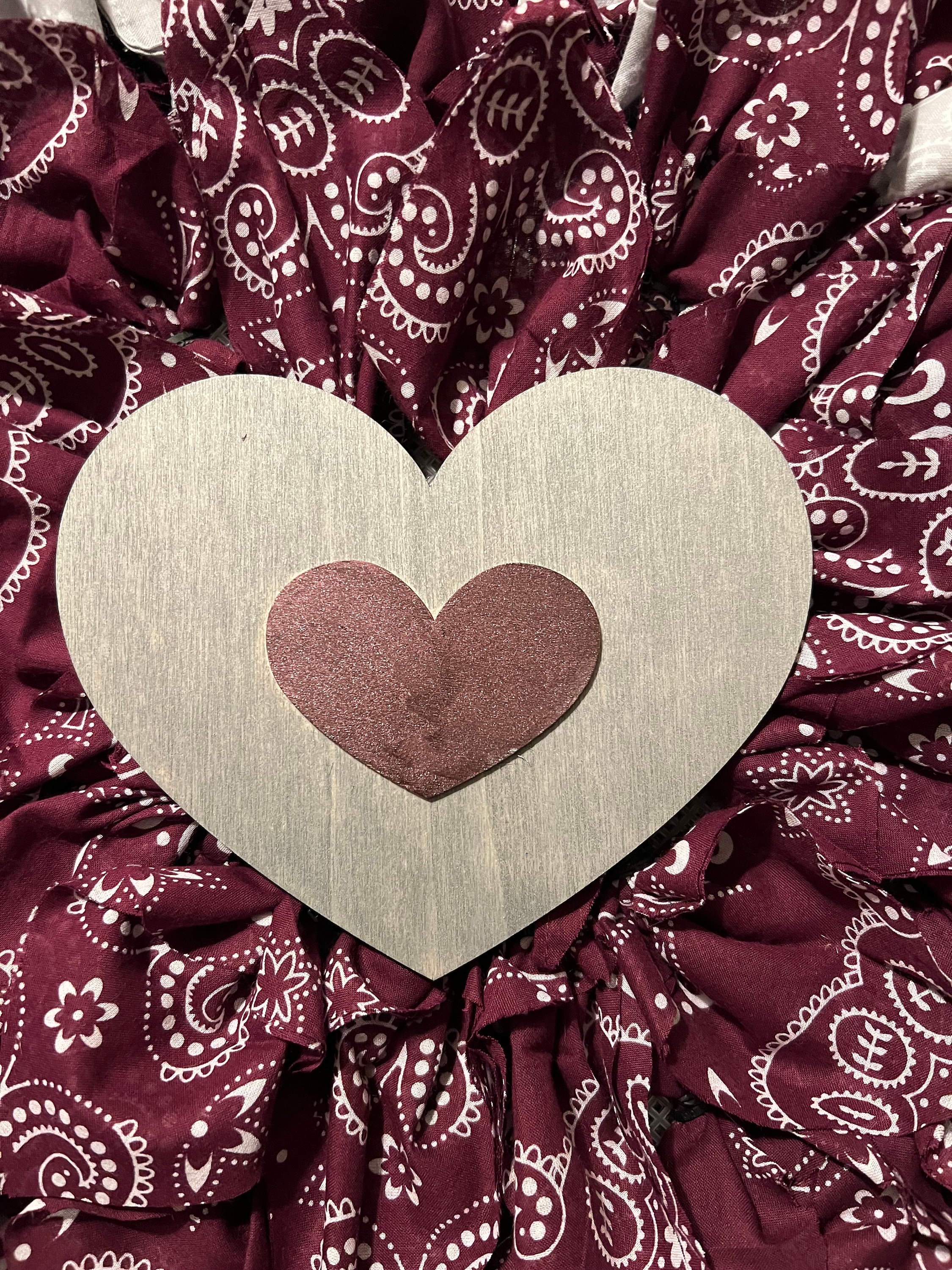 Farmhouse Fall Bandana Wreath - Etsy