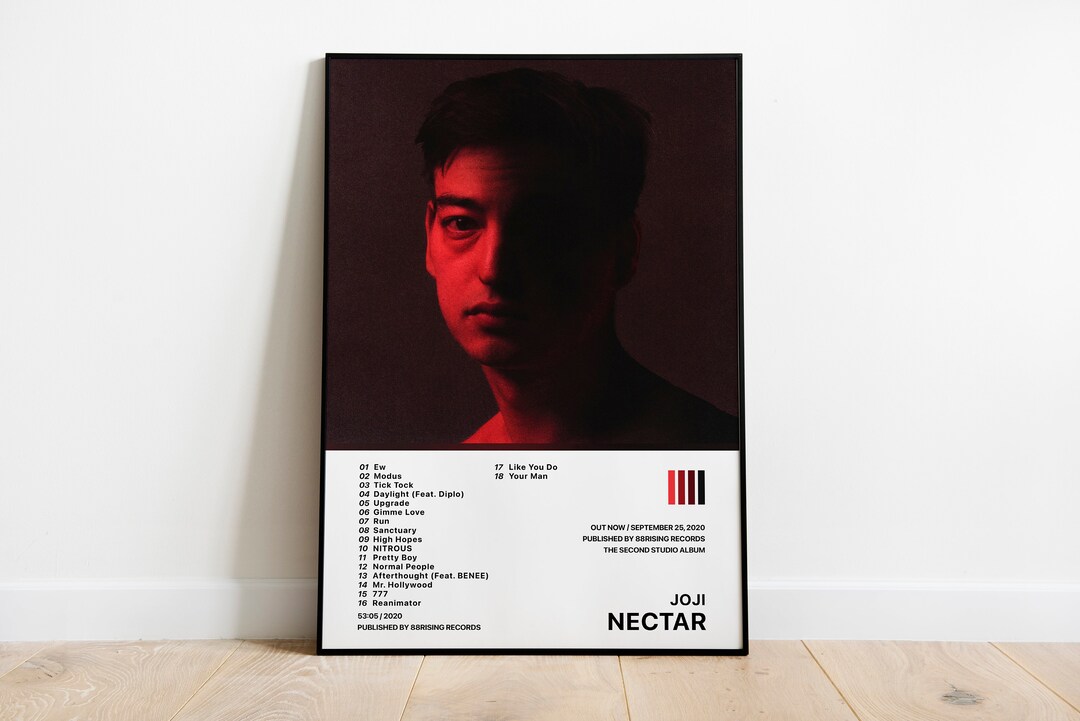 Nectar, Joji – Clean Album Poster - Etsy