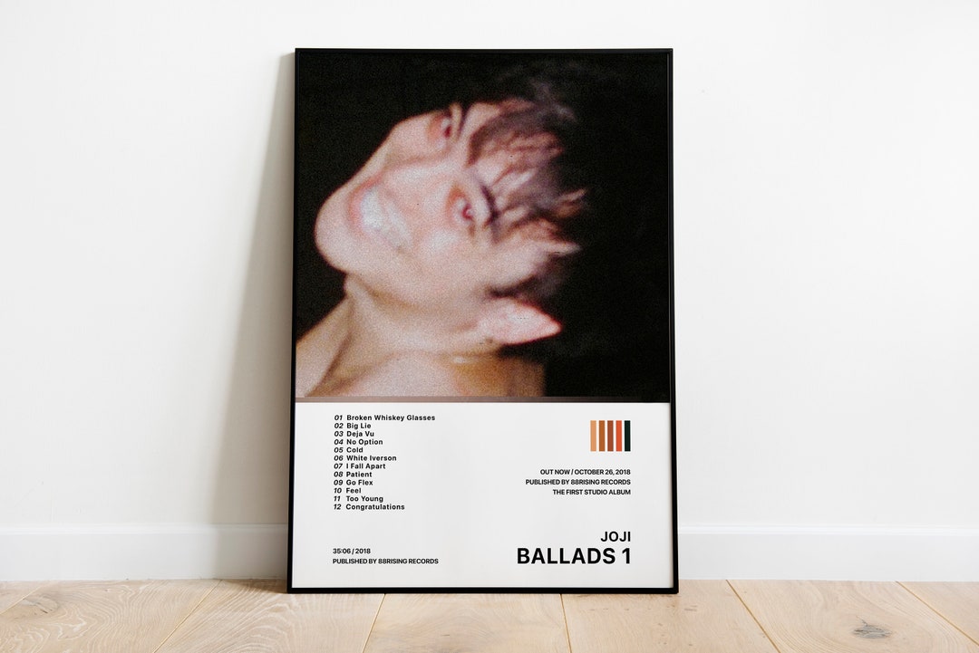 Ballads 1, Joji – Clean Album Poster - Etsy