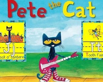 Pete the Cat Number Posters - Etsy