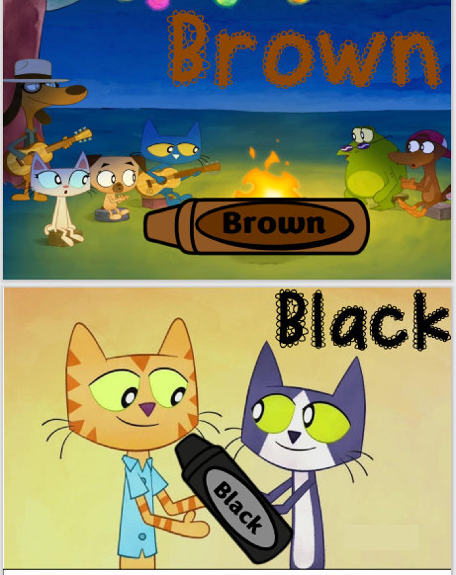 Pete the Cat Color Posters Half Sheet Size - Etsy