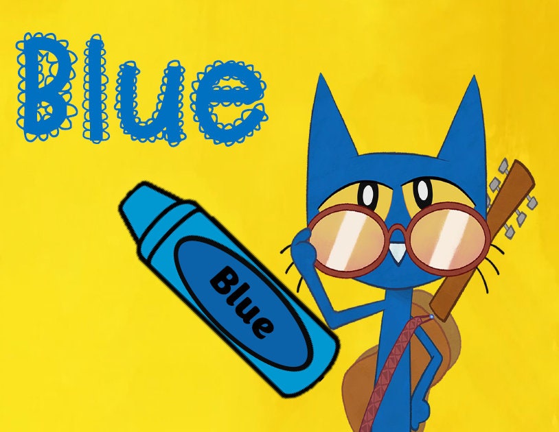 Pete the Cat Color Posters Full Size - Etsy