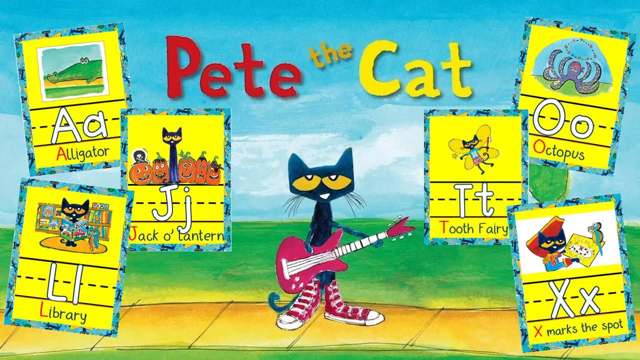 Pete the Cat Alphabet Posters - Etsy