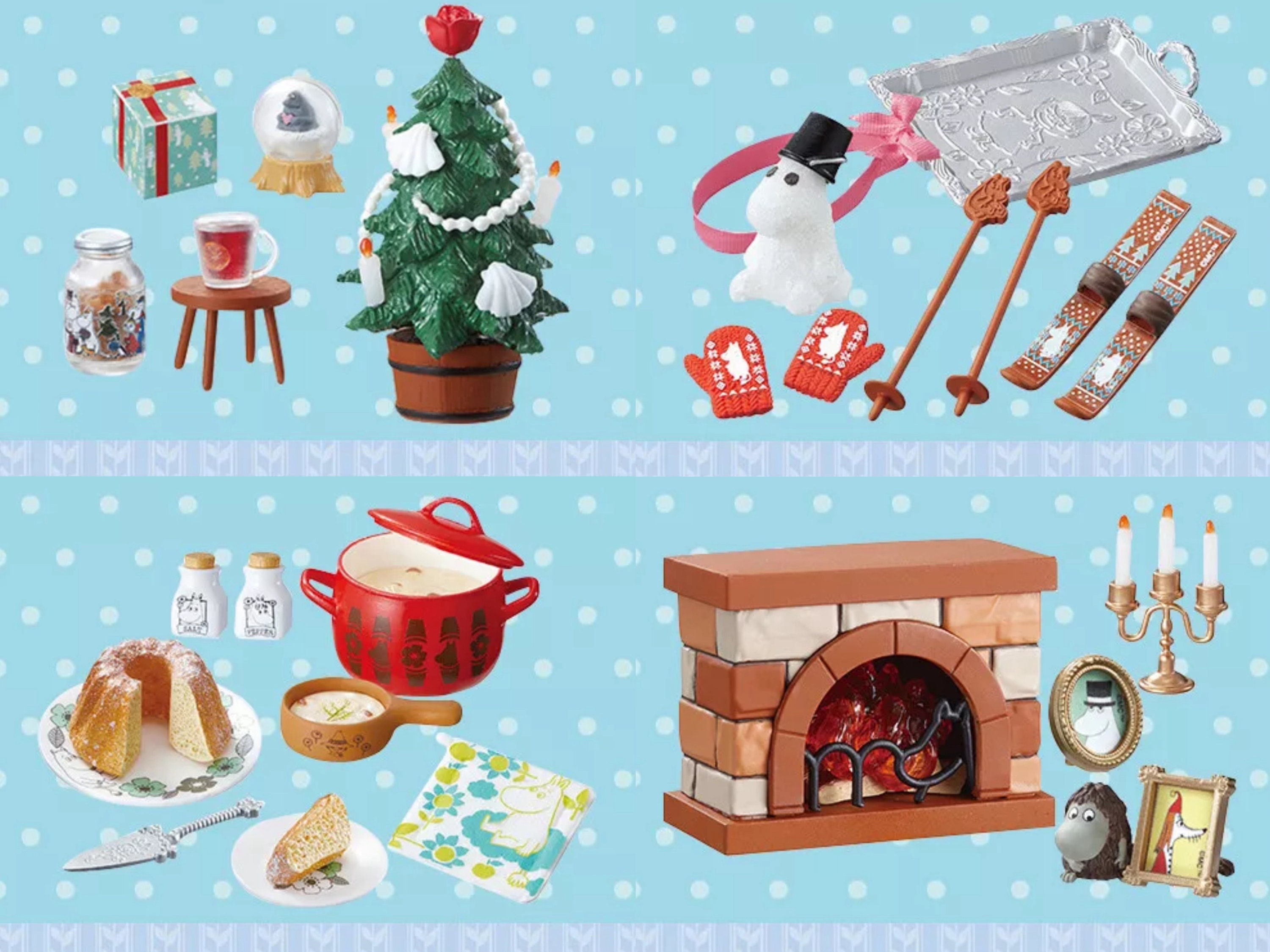 Rare Re-ment Miniature Moomin Warm House Christmas Theme - Etsy