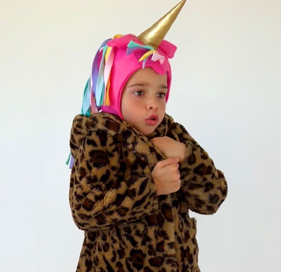 Pink Unicorn Winter Hat for Kids - Etsy