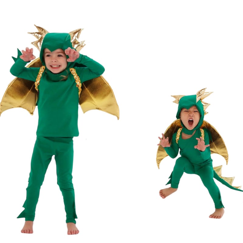 Dragon Costume Gold - Etsy