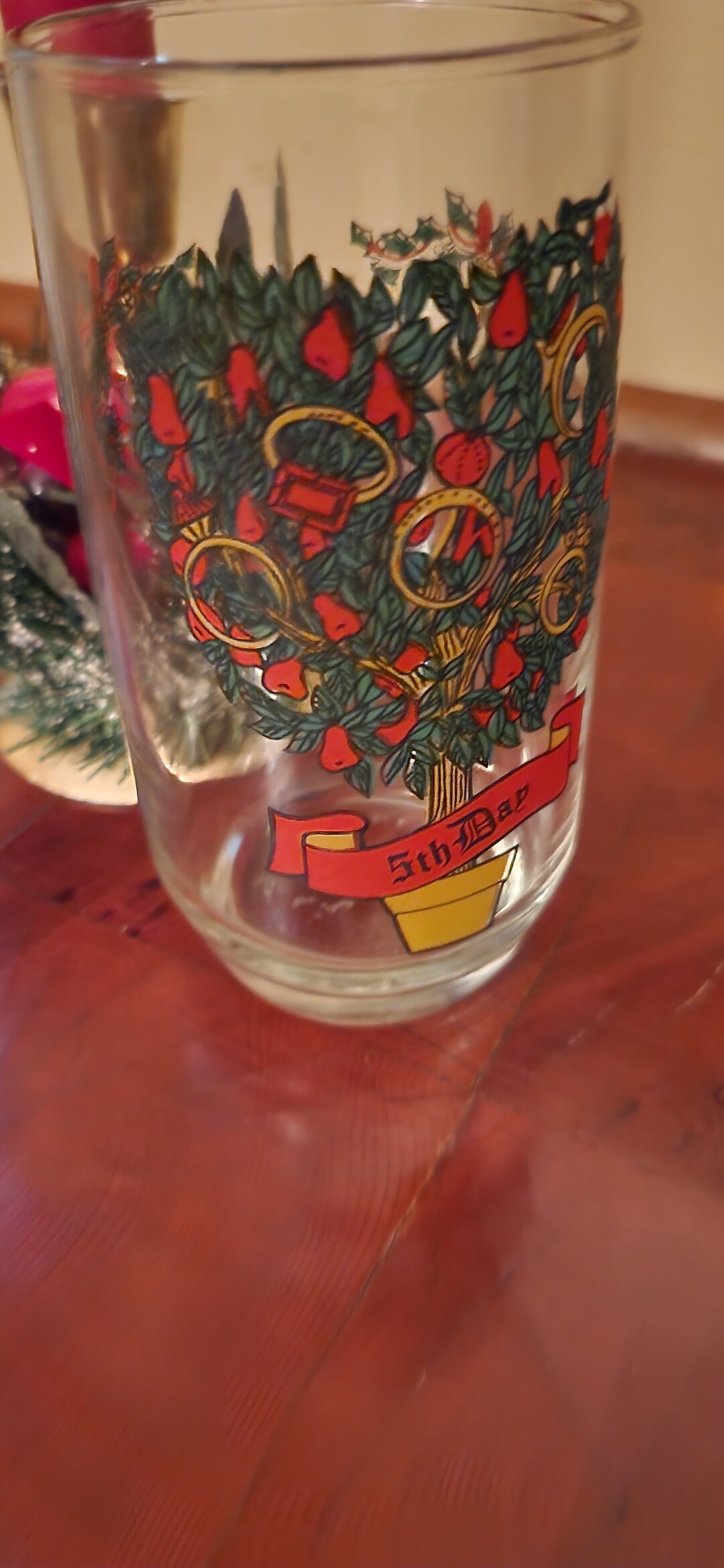 Vintage Indiana Glassware - 12 Days of Christmas- Set of 5 - Etsy