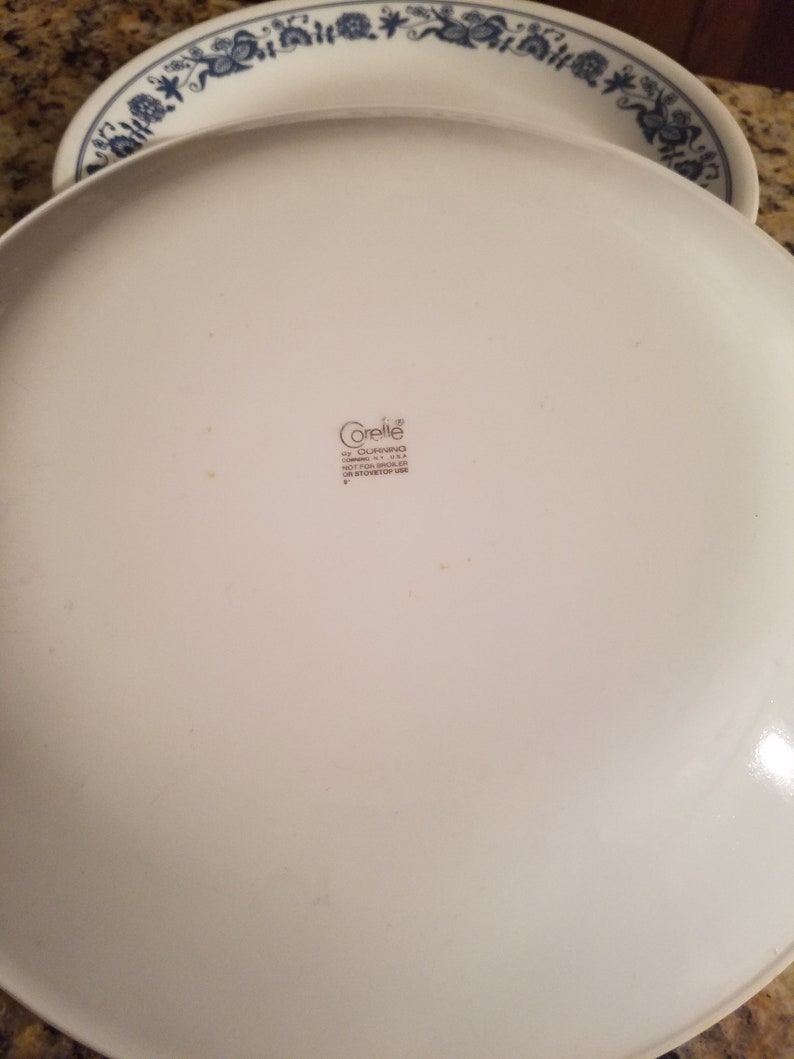 Vintage Corelle by Corning Old Town Blue Onion Flower 30 Piece ...