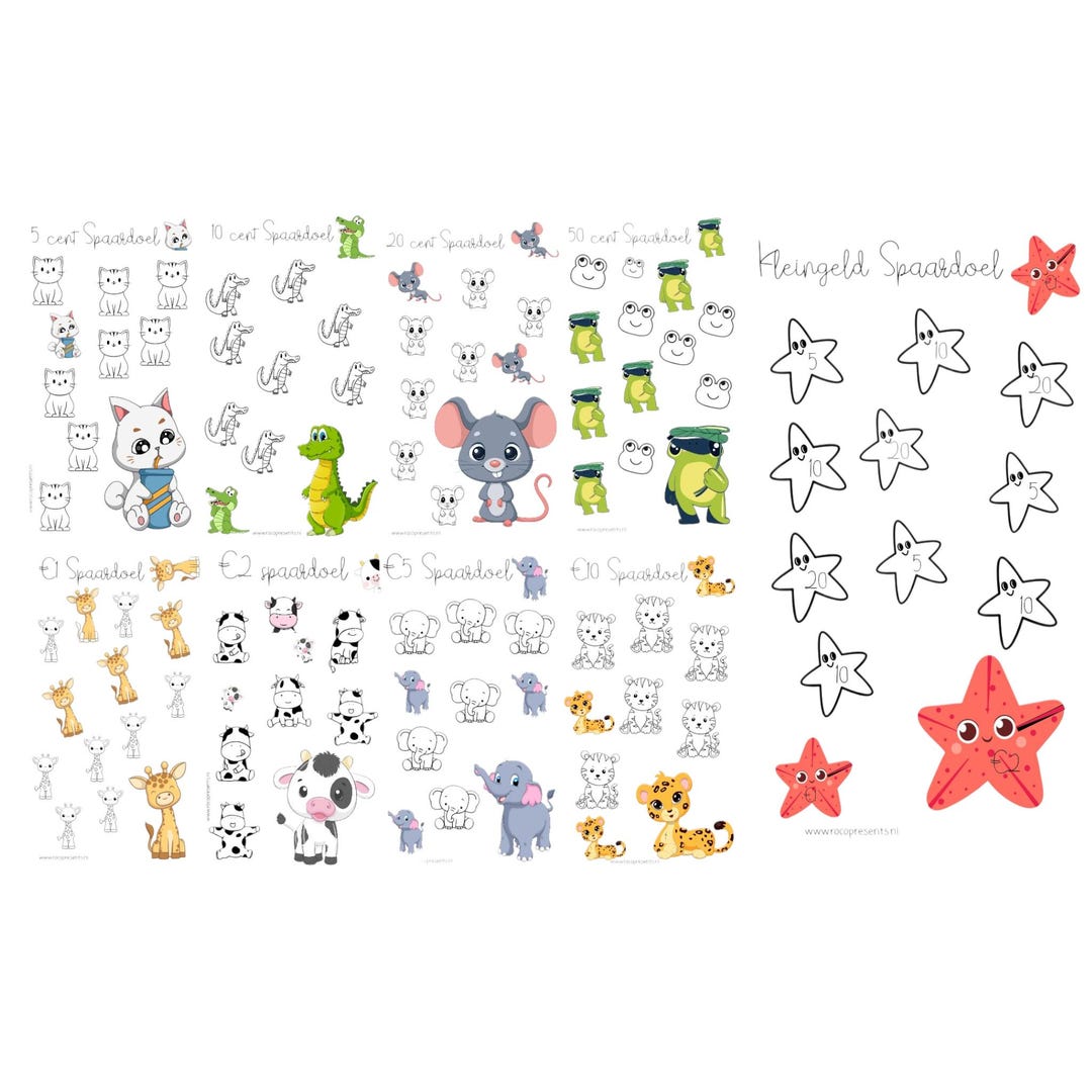 Cash Stuffing Set (children) - Etsy