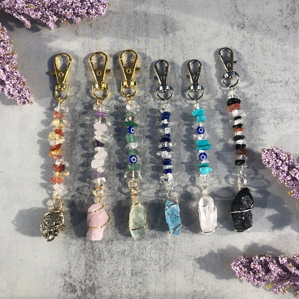 Crystal Keychain - Etsy