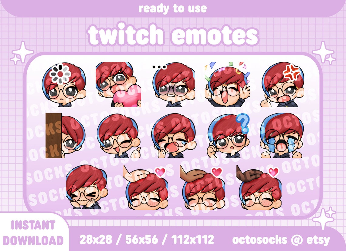 12 Emotes | Penny | Pokemon Scarlet Violet | Twitch | Discord | Hype ...